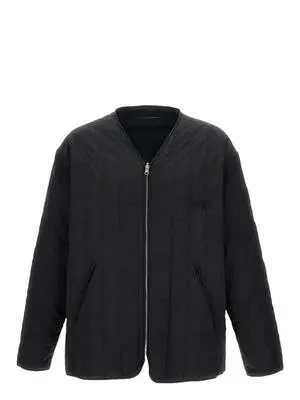 MAISON MARGIELA Reversible Padded Zip-up Jacket - Black