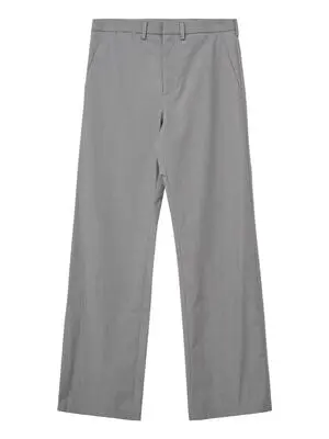 RIER Tailored Casual Pants With Belt Loops And Zippered Placket - Gray