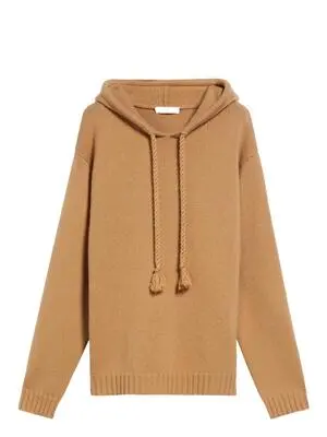 MAX MARA Max Mara Hooded Sweater With Knitted Details