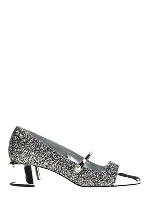 JIMMY CHOO Elisa Glitter Pumps - Gray