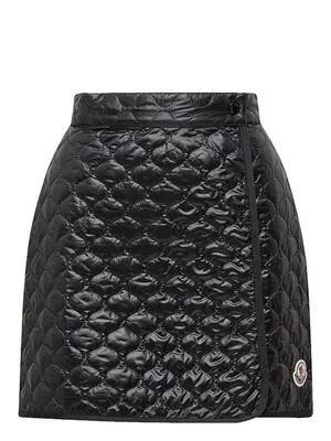 Moncler Quilted Mini Skirt - Black