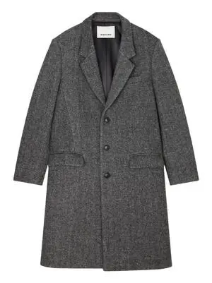 Isabel Marant Étoile Johel Wool Coat - Black