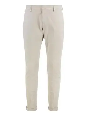 DONDUP Gaubert Cotton Slacks - White
