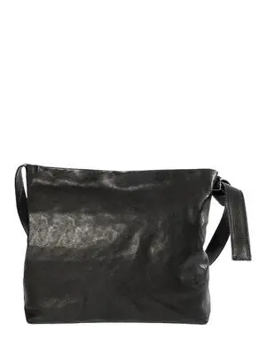 ANN DEMEULEMEESTER Runa Medium Soft Shoulder Bag - Black