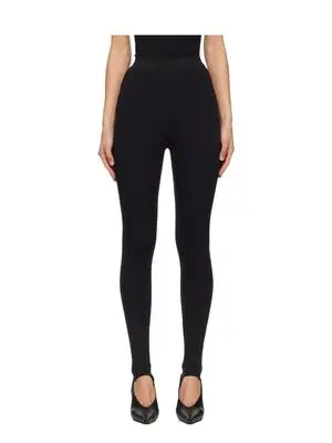 Wardrobe.NYC Skinny Stirrup Pants - Black