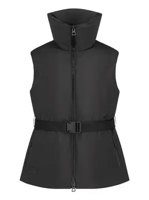 Dior Puffer Vest With Belt - Black