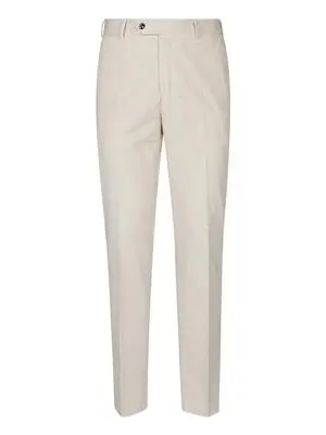PT PANTALONI Corduroy Trousers - Nude