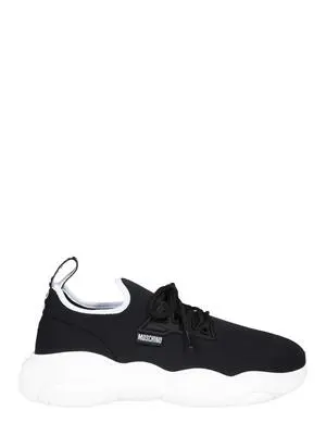 Moschino Lace-up Sneakers - Black