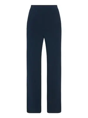 THE ROW The Row Koriona Jogger Pants In Silk Jersey Navy