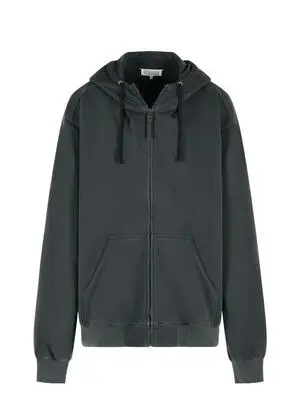 MAISON MARGIELA Numeric Logo Hoodie - Grey
