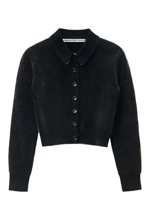 Alexander Wang Long-sleeved Cardigan - Black