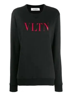 Valentino Garavani Vltn Logo Sweatshirt - Black