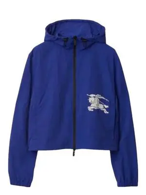 BURBERRY Burberry Long Sleeve Hooded Casual Jacket With Logo Detail