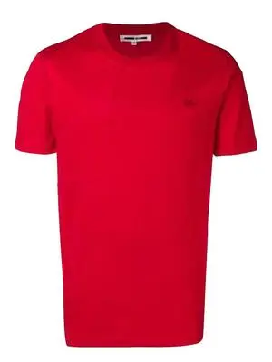 Alexander McQueen Swallow Embroidered T-shirt - Red