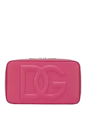 Dolce & Gabbana Logo Embossed Small Camera Bag - Red
