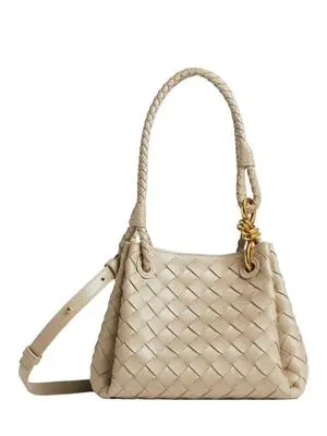 Bottega Veneta Small Woven Shoulder Bag - Hazel