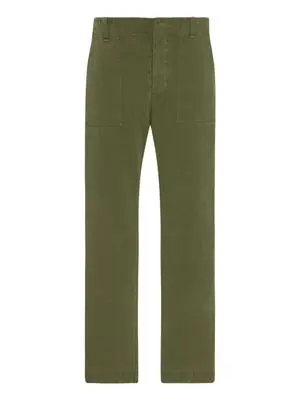 THE ROW Belt Loops Slacks - Khaki Green