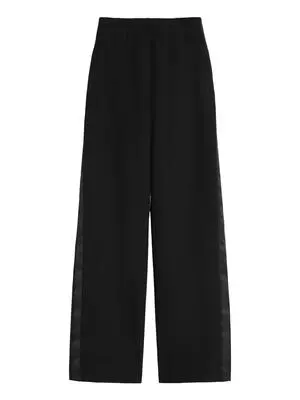 Max Mara Satira Wide Leg Trousers - Black
