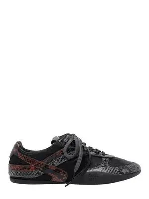 Miu Miu Miu Miu Lace-Up Low-Top Sneakers Black