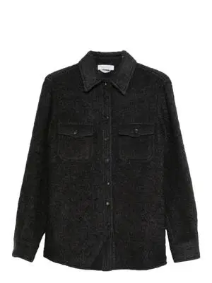 GABRIELA HEARST Gabriela Hearst Long Sleeve Textured Shirt Jacket