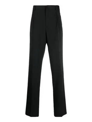 LANVIN Straight Leg Tailored Trousers - Black