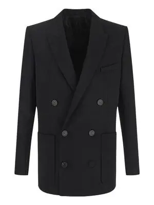 Balmain Double-breasted Blazer - Black