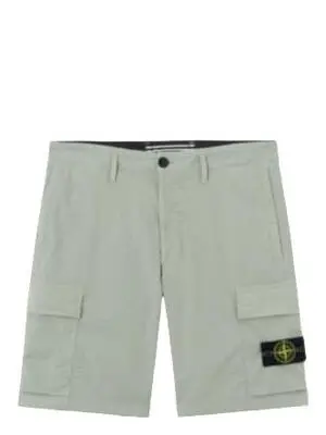 Stone Island Stone Island Regular Fit Cargo Bermuda Shorts Sage