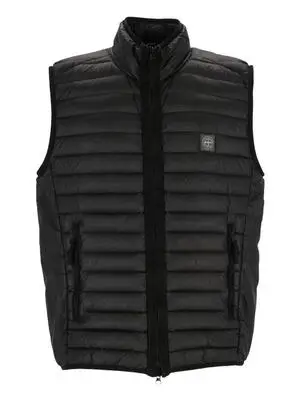 Stone Island Compass-patch Quilted Gilet - Black