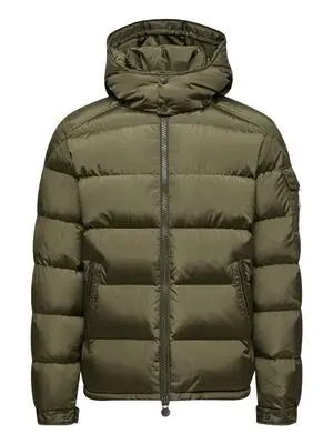 Moncler Maya Hooded Down Jacket - Olive Green