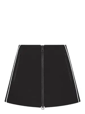 Dior Alps Zipped Mini Skirt - Black