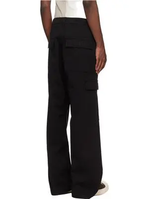 Rick Owens Wide-leg Cargo Trousers - Black
