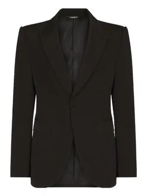 Dolce & Gabbana Dolce Gabbana Single-breasted Tailored Blazer - Black