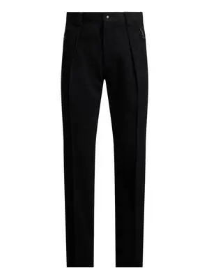 Ralph Lauren Pleated Flat-front Trousers - Black