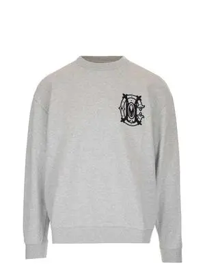 MARCELO BURLON COUNTY OF MILAN Monogram Logo Sweatshirt - Gray