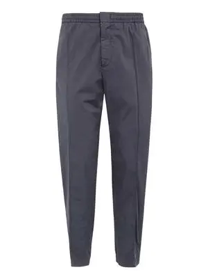 Zegna Elastic Waist Casual Pants - Black
