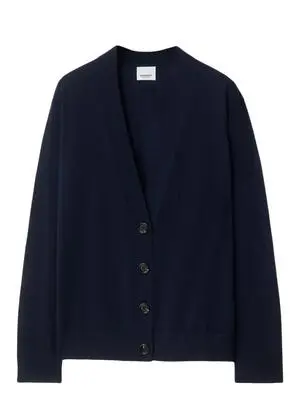 BURBERRY Burberry Wool V-Neck Cardigan