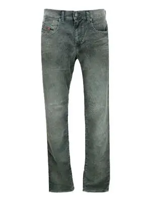 DIESEL® Five-pocket Straight-leg Jeans - Gray
