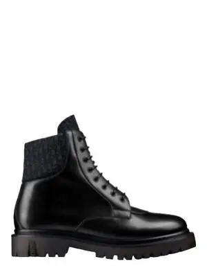 Dior Explorer Iii Lace Up Ankle Boots - Black