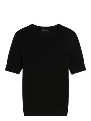MAX MARA Max Mara Wool Round-Neck Short Sleeve Sweater