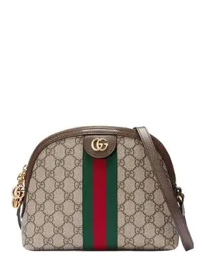 Gucci Ophidia Small Shoulder Bag Beige/ebony