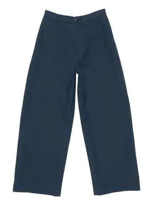 Acne Studios Logo Patch Trousers - Navy Blue
