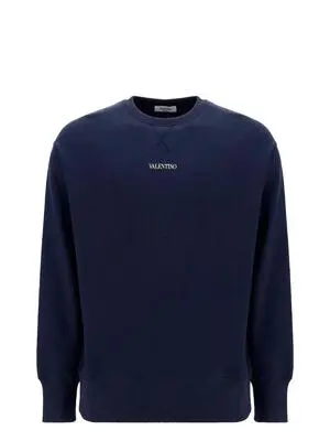 VALENTINO Valentino Logo Print Crewneck Sweatshirt