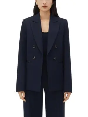 Bottega Veneta Double-breasted Jacket - Black