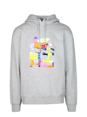 Etro Logo Hooded Sweater - Gray