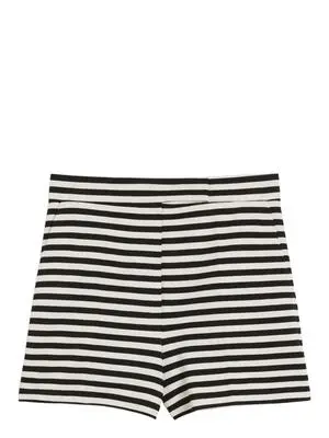 MAX MARA Max Mara Striped High-Waisted Jersey Shorts