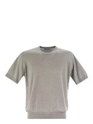 John Smedley Kempton Crew Neck Knitwear - Stone