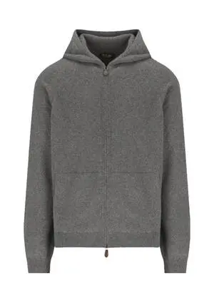 Loro Piana Loro Piana Zip-Up Hooded Coat No