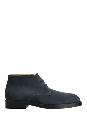TOD'S Round Toe Lace-up Boots - Blue