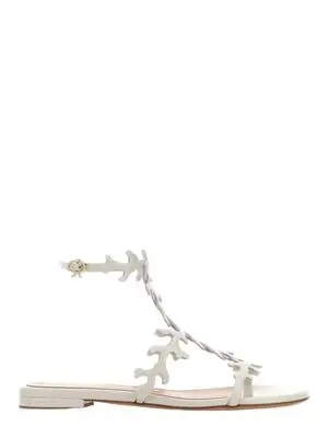GIANVITO ROSSI Ocean Flat Sandals - White