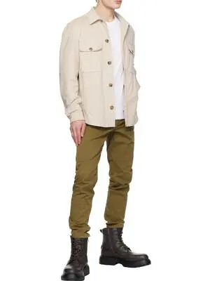 Hugo Boss Relaxed-fit Overshirt - Nude